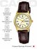 Наручные часы CASIO Collection, белый/золотой/коричневый