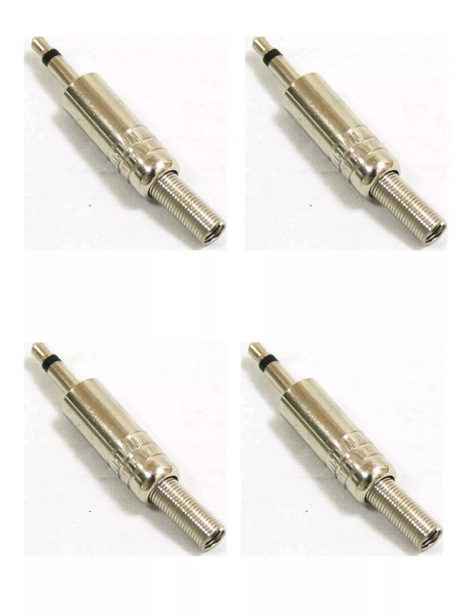 Разъём джек моно кабельный, 3.5 мм 4 шт. J50