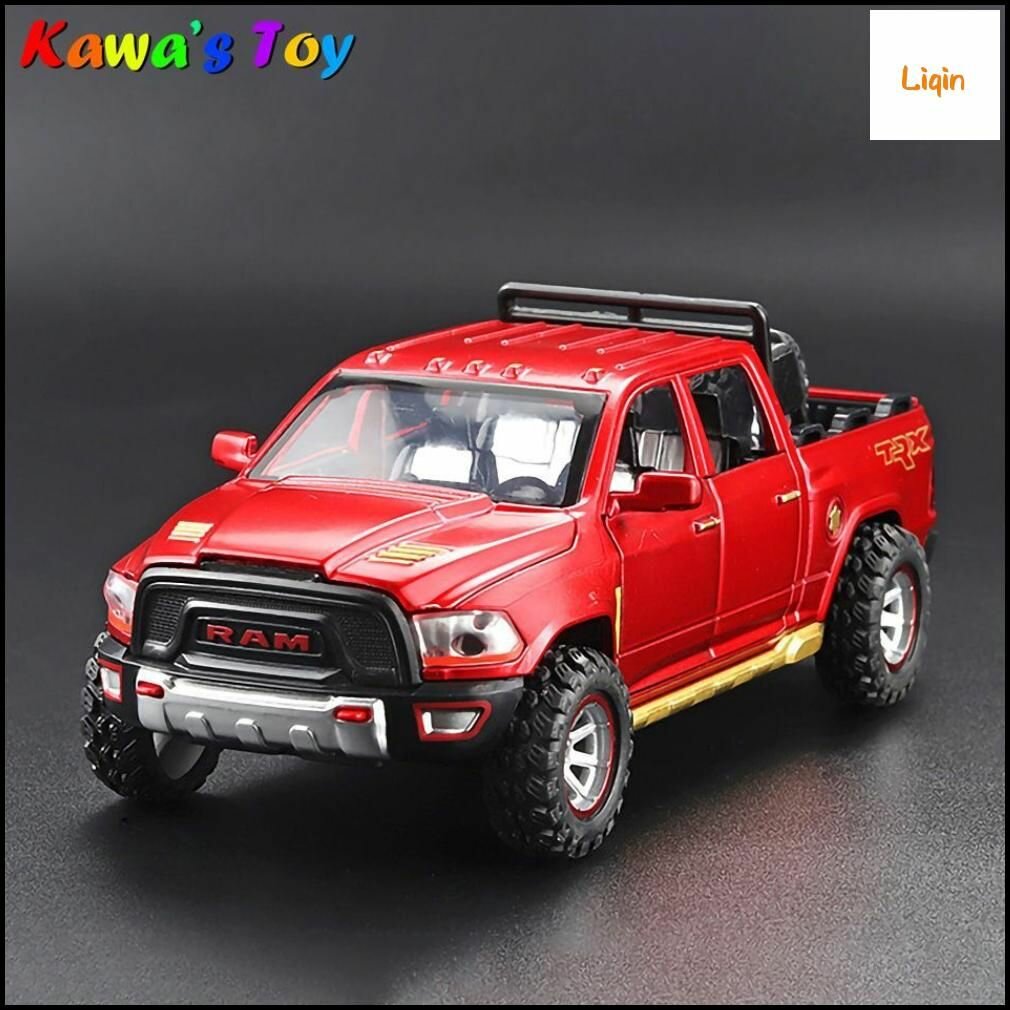 1: 32 Dodge RAM 1500 TRX Грузовой автомобиль серии SUV Металлические игрушки, красный