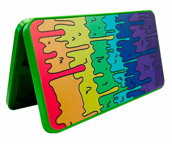 Кейс для хранения 24 игровых карт Nintendo Switch Storage Box (Rick & Morty Acid Rainbow)