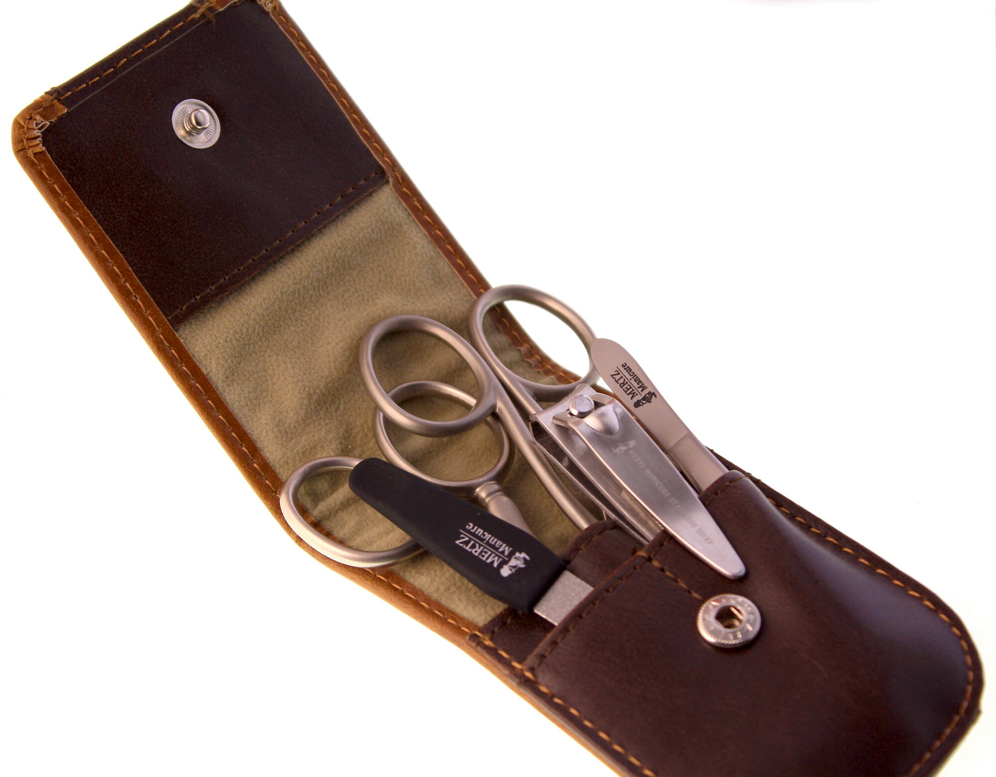 Мужской маникюрный набор Mertz 60030 из Германии, 5 инструментов