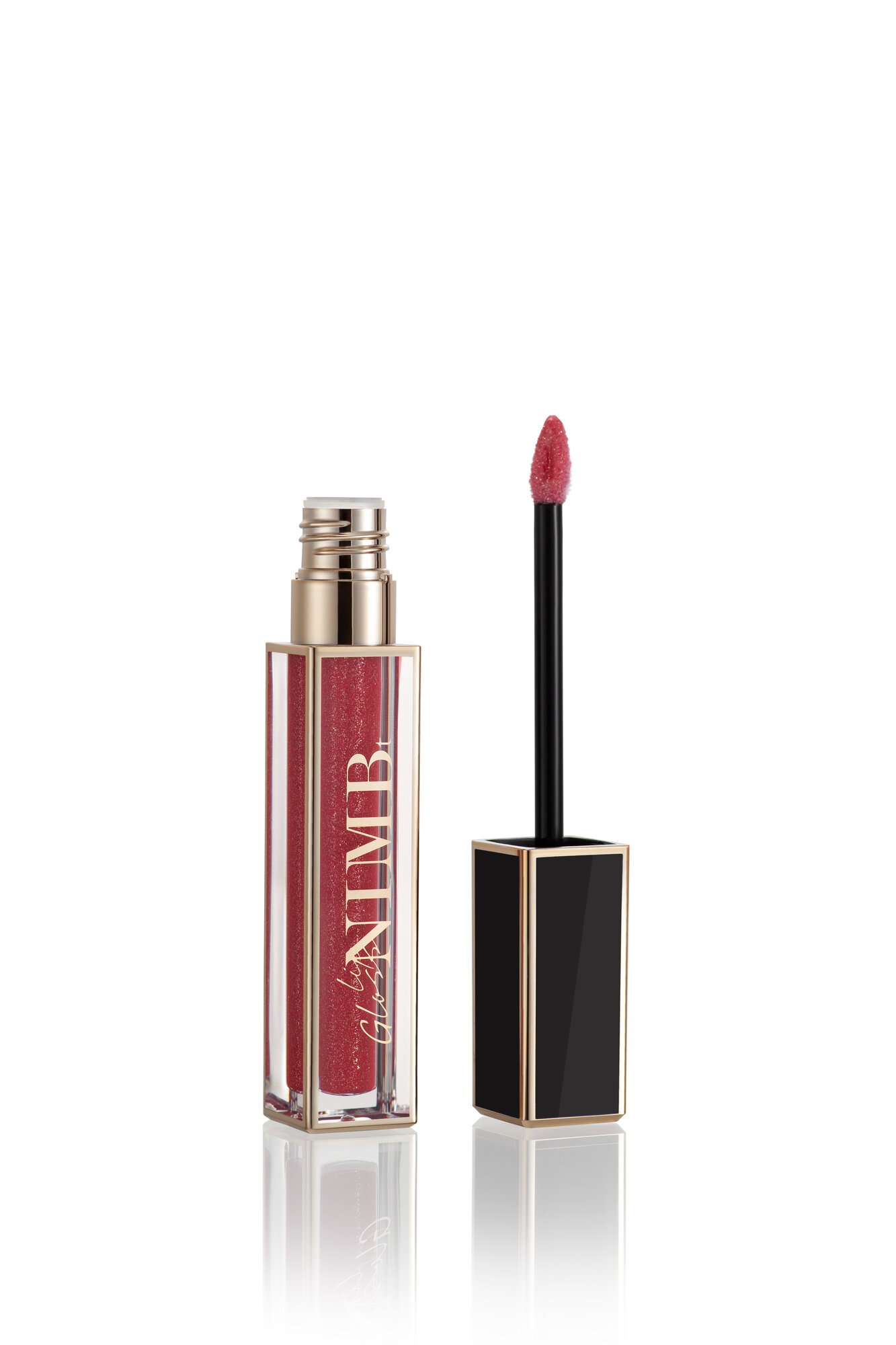 Блеск для губ NIMBt LIP GLOSS 06, увлажняющий, Гелевый , коричневый/красный — фото 1