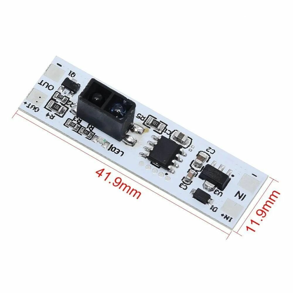 Сенсорный датчик включения для светодиодной ленты умного дома (до 24в) Sweep-hands SW v2.0 - 1шт