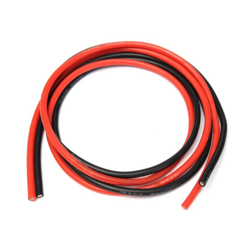 Hoenvesta силиконовые провода черные и красные 14AWG-26AWG 20AWG