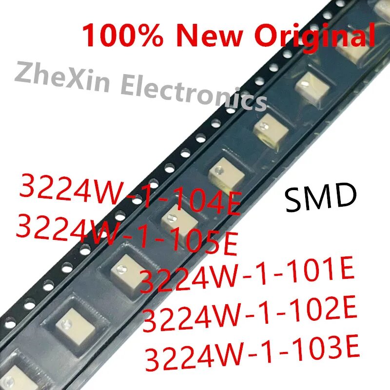 10 шт. SMD потенциометров 3224W-1-101E / 3224W-1-102E / 3224W-1-103E / 3224W-1-102E 1K