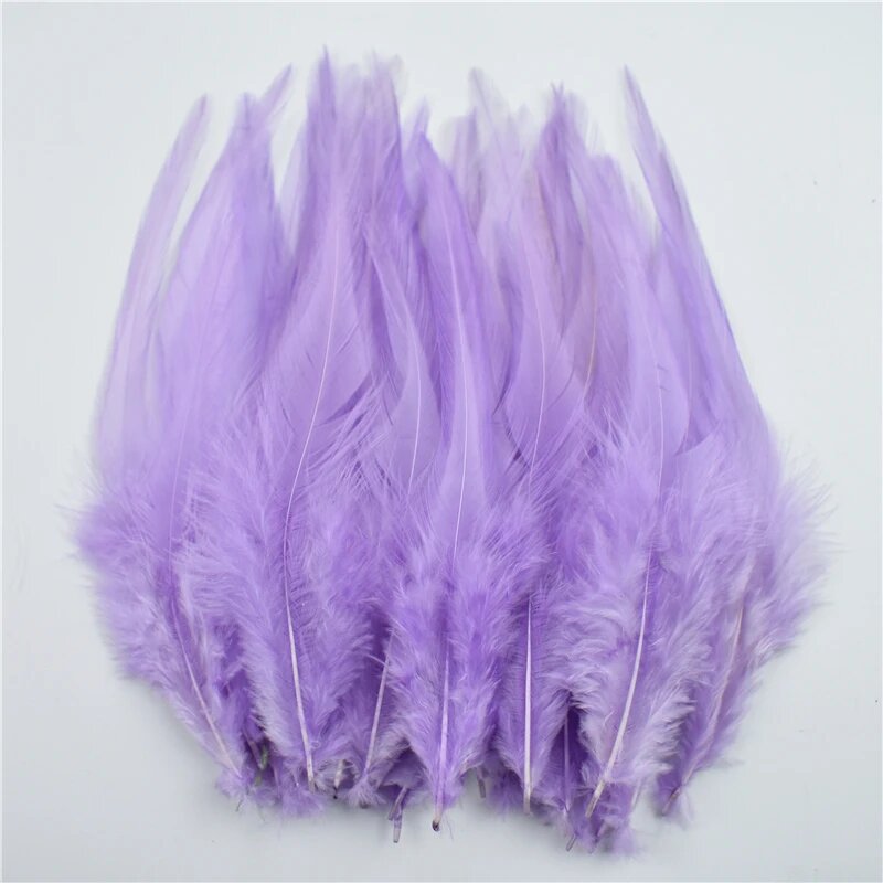 Перья декоративные сиреневые, 20 шт, Light purple 2