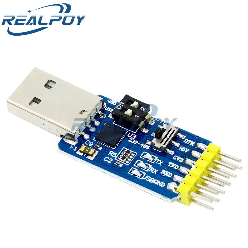 1 шт. CP2102 USB в UART TTL RS232 USB TTL в RS485 взаимное преобразование 6 в 1 преобразователь модуля последовательный адаптер для Arduino