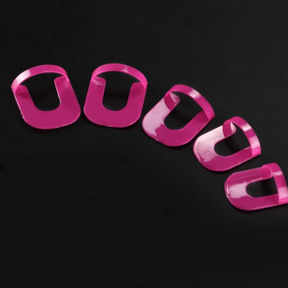 26 шт./компл, 10 размеров, форма G, кривая форма, защита для ногтей, лак, щит для пальцев, защита от разливов, французские наклейки, инструменты для маникюра и дизайна ногтей