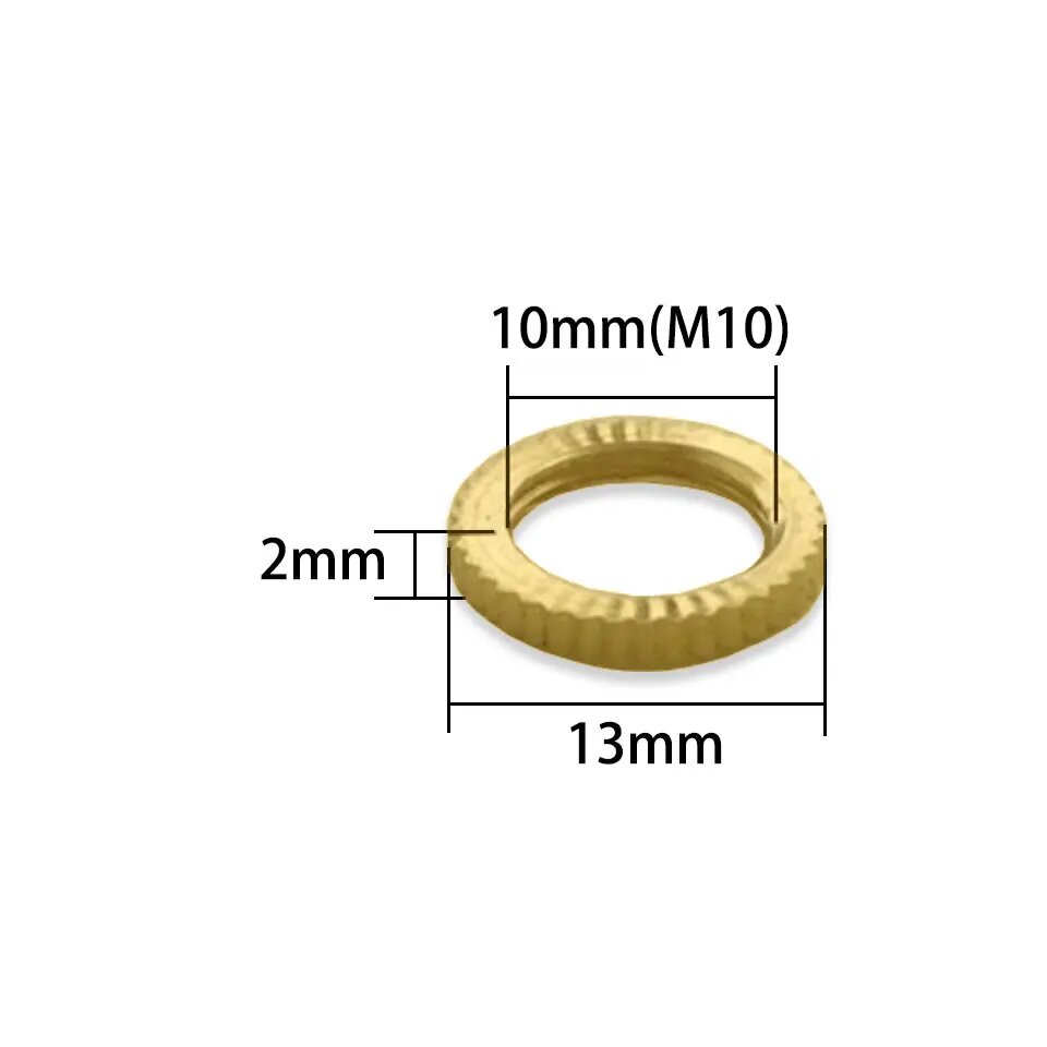 Симкоре круглая гайка из латуни М4-М12 5 шт Inner M10