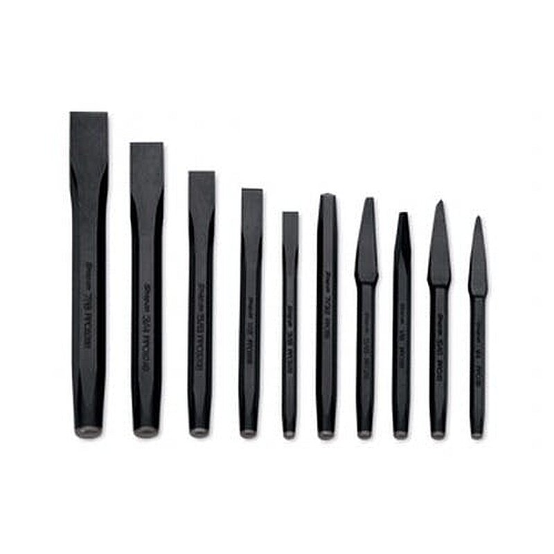 Набор зубил Snap-on, 10 шт. в матерчатом чехле PPC100AK