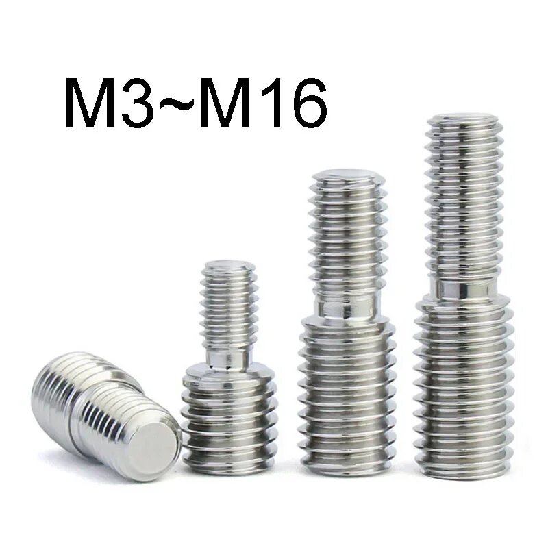 Редукционные болты из нержавеющей стали 304 M3 M4 M5 M6 M8 M10 M12 M14 M16 M12x25-M20x25-1PCS