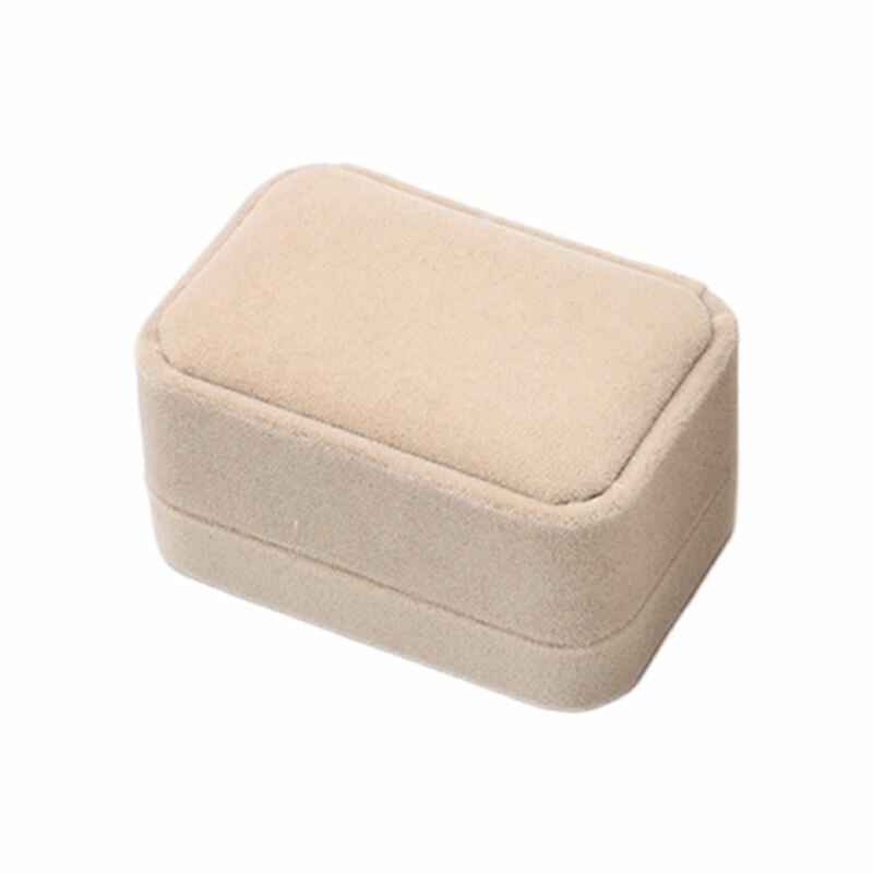 Роскошное бархатное кольцо, подарочная коробка, подходит для предложения, свадьбы, помолвки, дня рождения, святого Валентина, Рождества матери