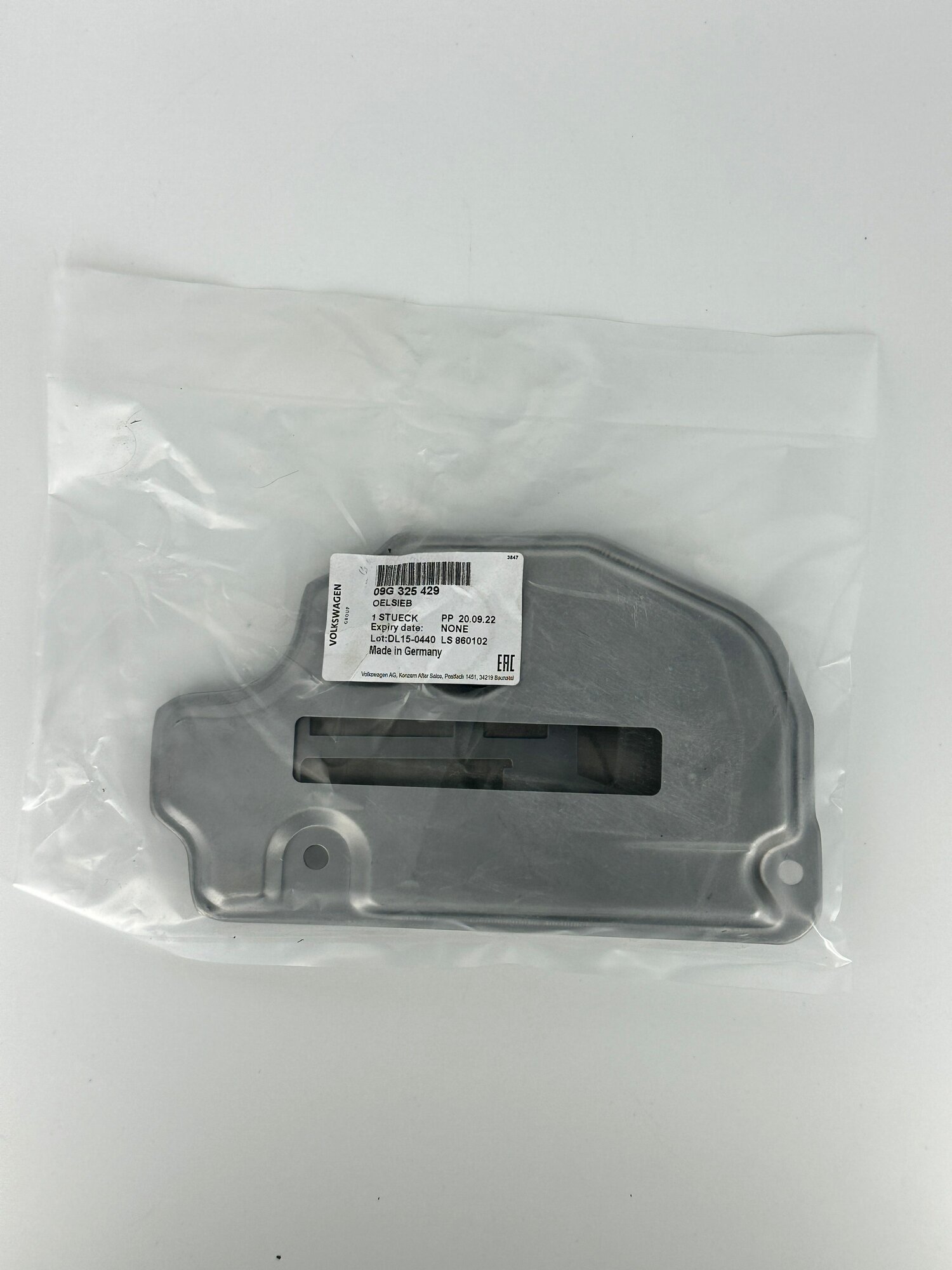 Фильтр масляный акпп VAG 09G 325 429