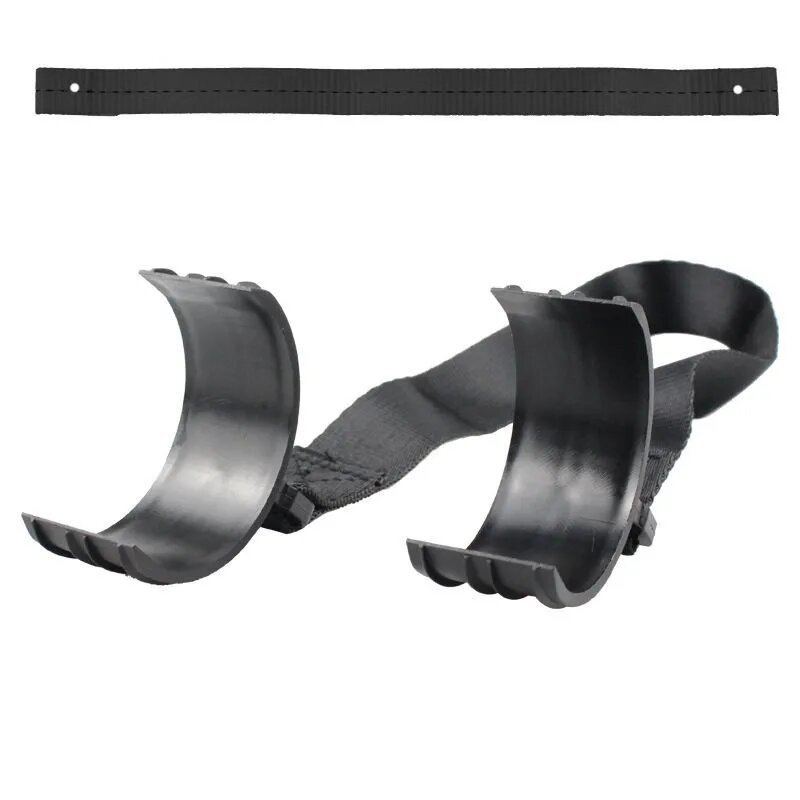 Буксировочный трос, крепление для мото, чёрное, нагрузка до 130 кг