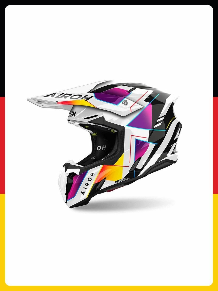 Мотошлем Кроссовый Airoh PAI53A13TW3RG5C Twist