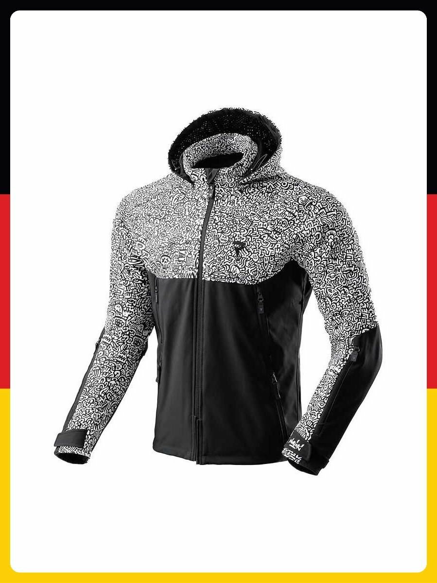 Мотокуртка Rebelhorn Slash, черный, M