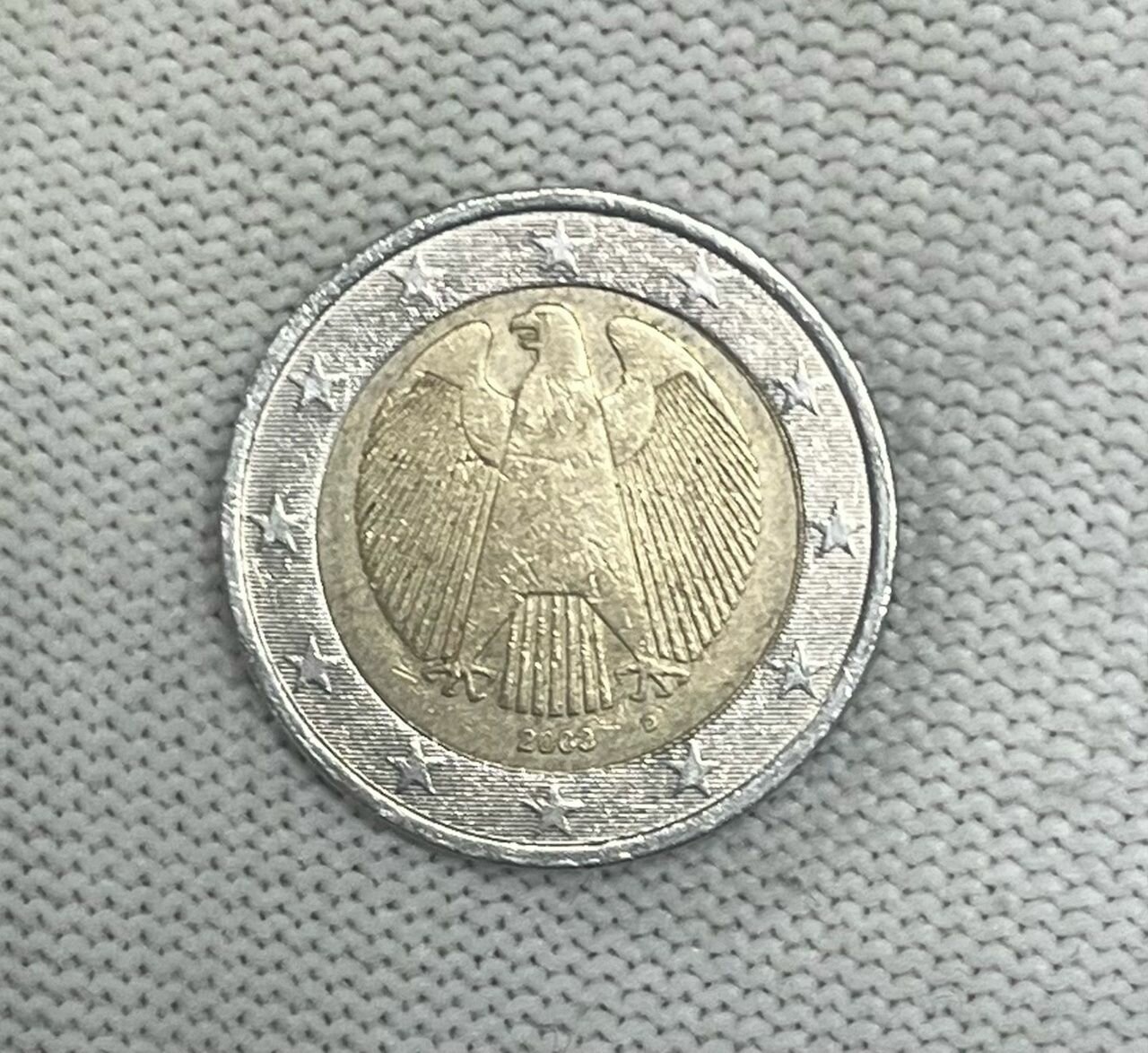 Германия 2 евро 2002-2006 года VF-XF