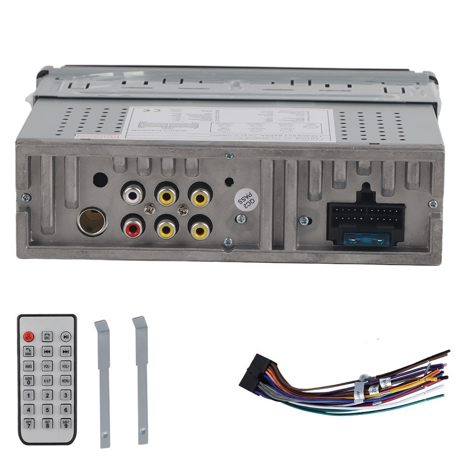 Автомагнитола, динамическое меню, приоритет заднего хода, однодиновая аудиосистема для домашнего использования и автомобиля.