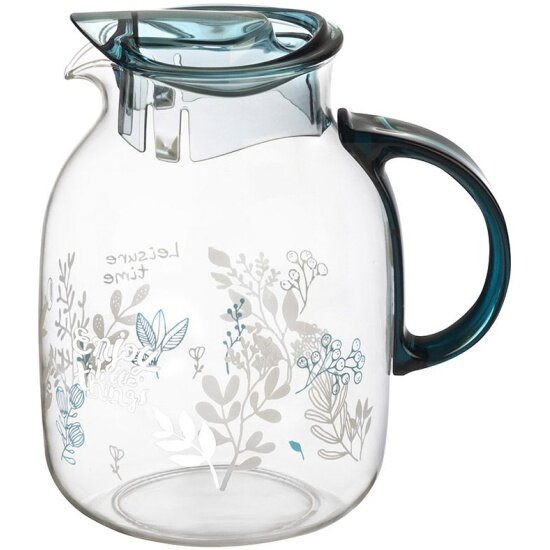 Кувшин Mallony La Caffetteria 2 л, термостойкое стекло, с крышкой (910138)