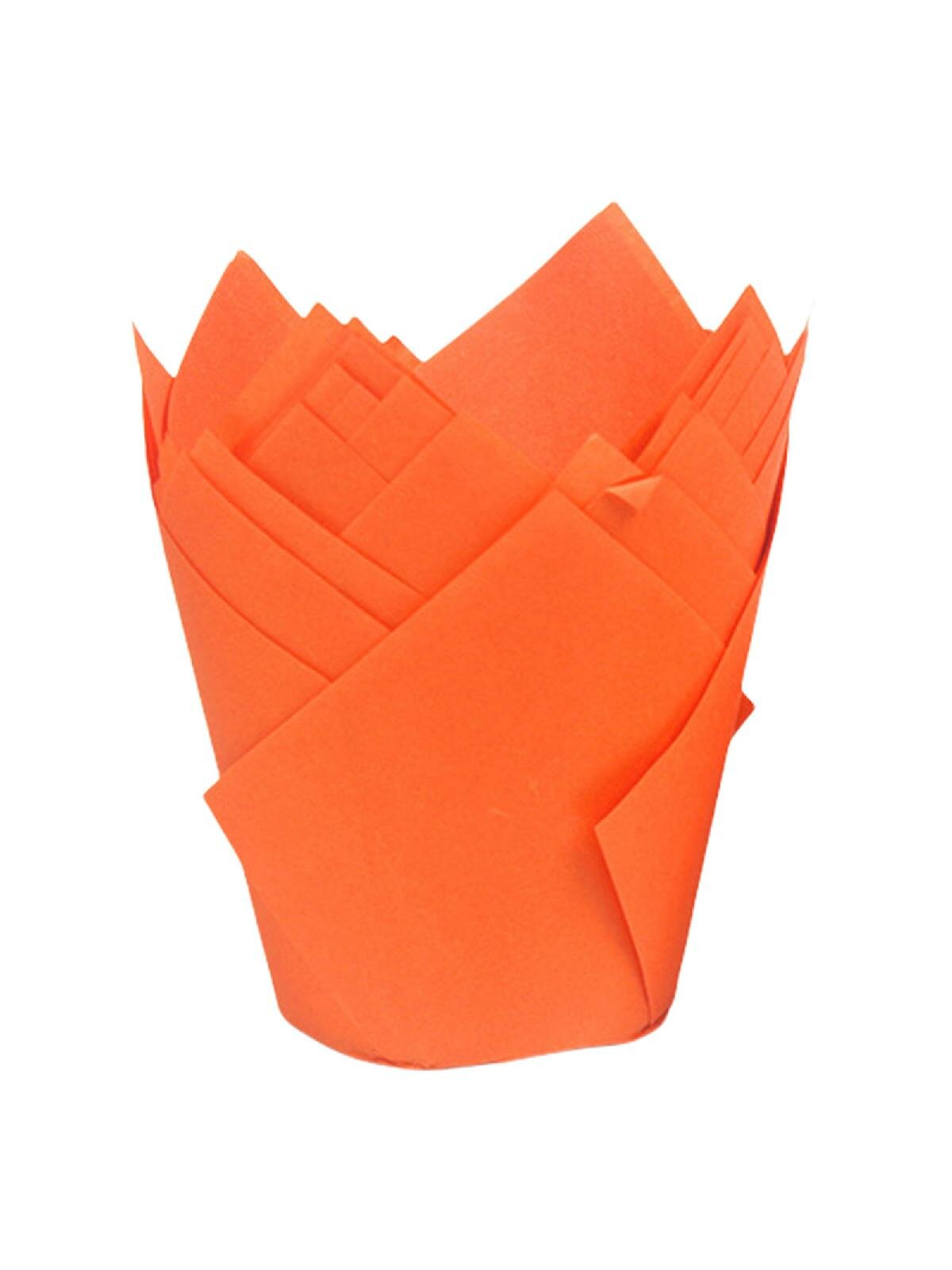 50шт Тюльпановые формочки для кексов Многоцелевые формочки для маффинов для различных нужд в выпечке