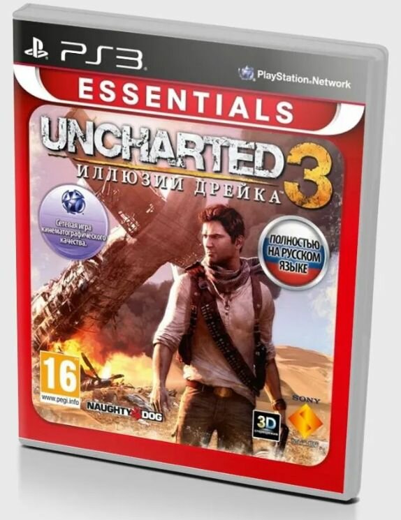 Игра Uncharted 3 Иллюзии Дрейка для Playstation 3. Уцененный товар