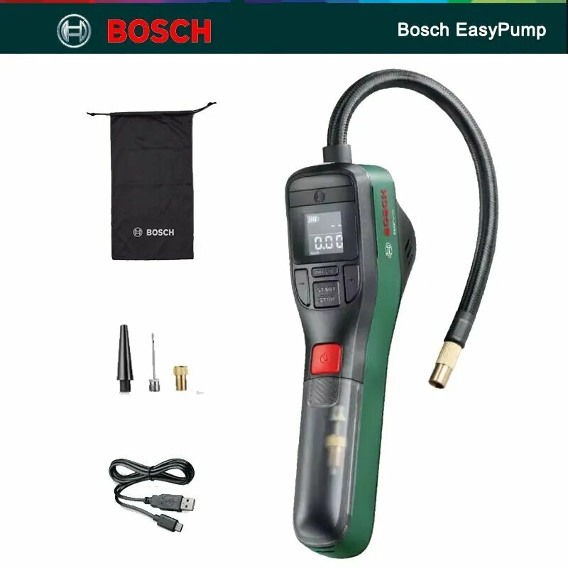 Bosch Дом и сад Электрический воздушный насос Мини-компрессор EasyPump