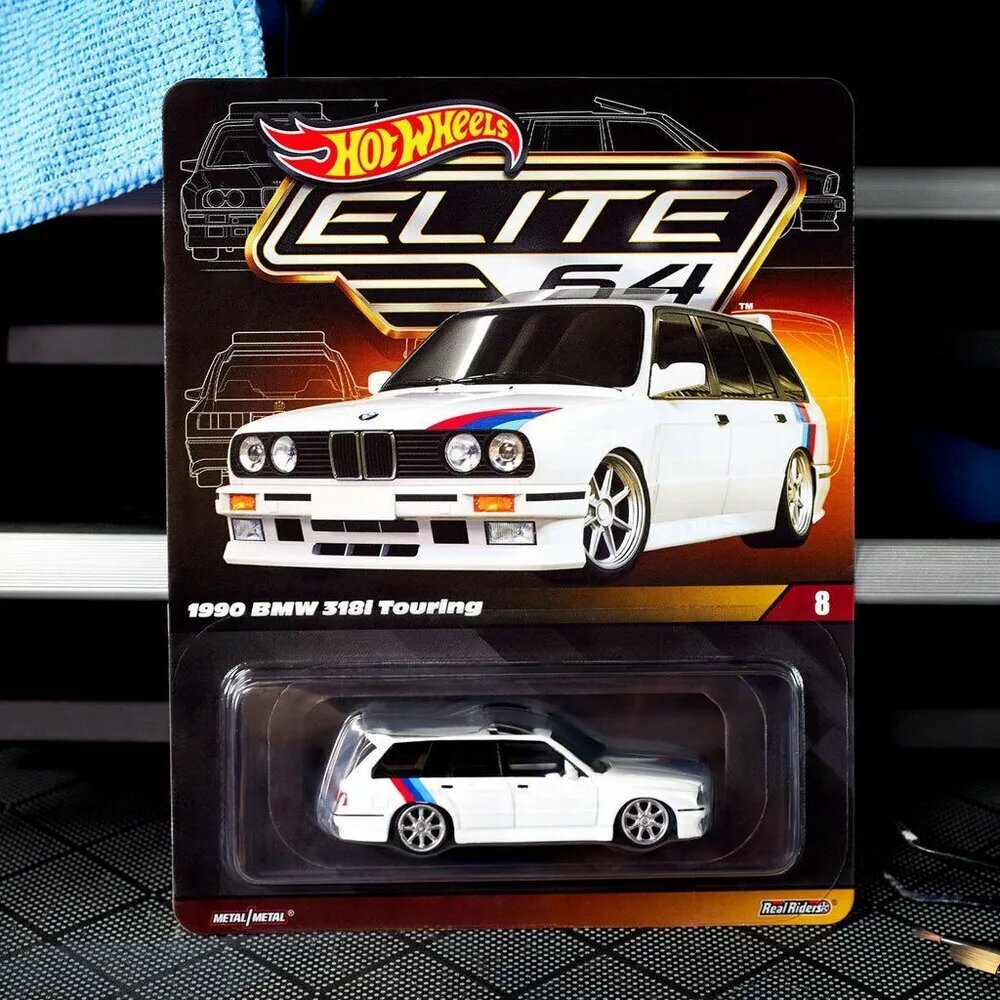 Машина Hot Wheels Elite 64 Mattel Creations, BMW 318i, металл