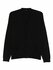 Кардиган Roberto Collina Fine-knit cardigan, размер 50, black/black