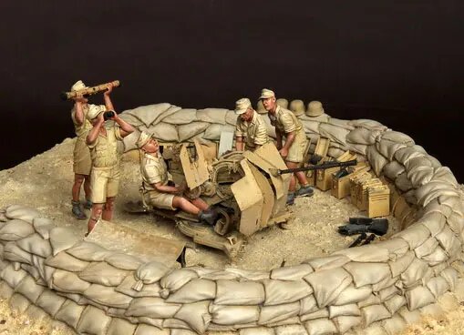 Исторические фигурки Wyrd, набор, 1/35, 5 солдат