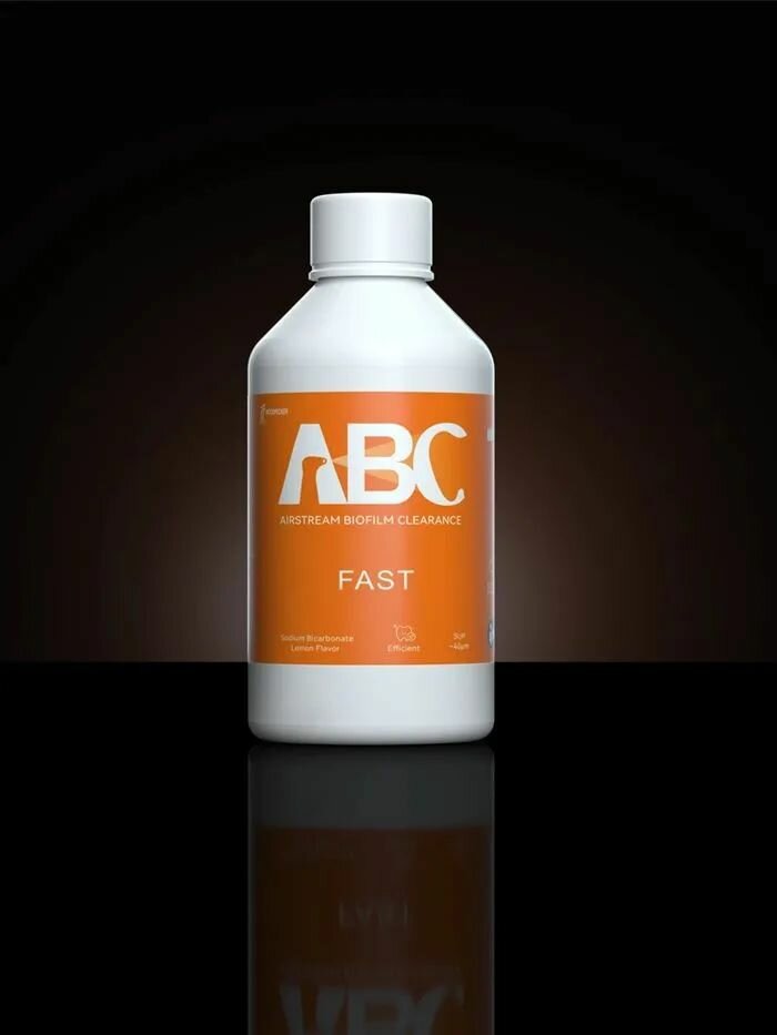 PT-S1 Fast порошок для Air-Flow со вкусом лимона, на основе бикарбоната натрия, размер частиц 40 микрон, 300 г.