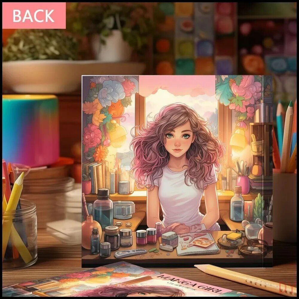 Книжка-раскраска современная фигура, Персонажи Книга каракулей, 20 см*20 см, подходит для раскрашивания как взрослыми, так и детьми