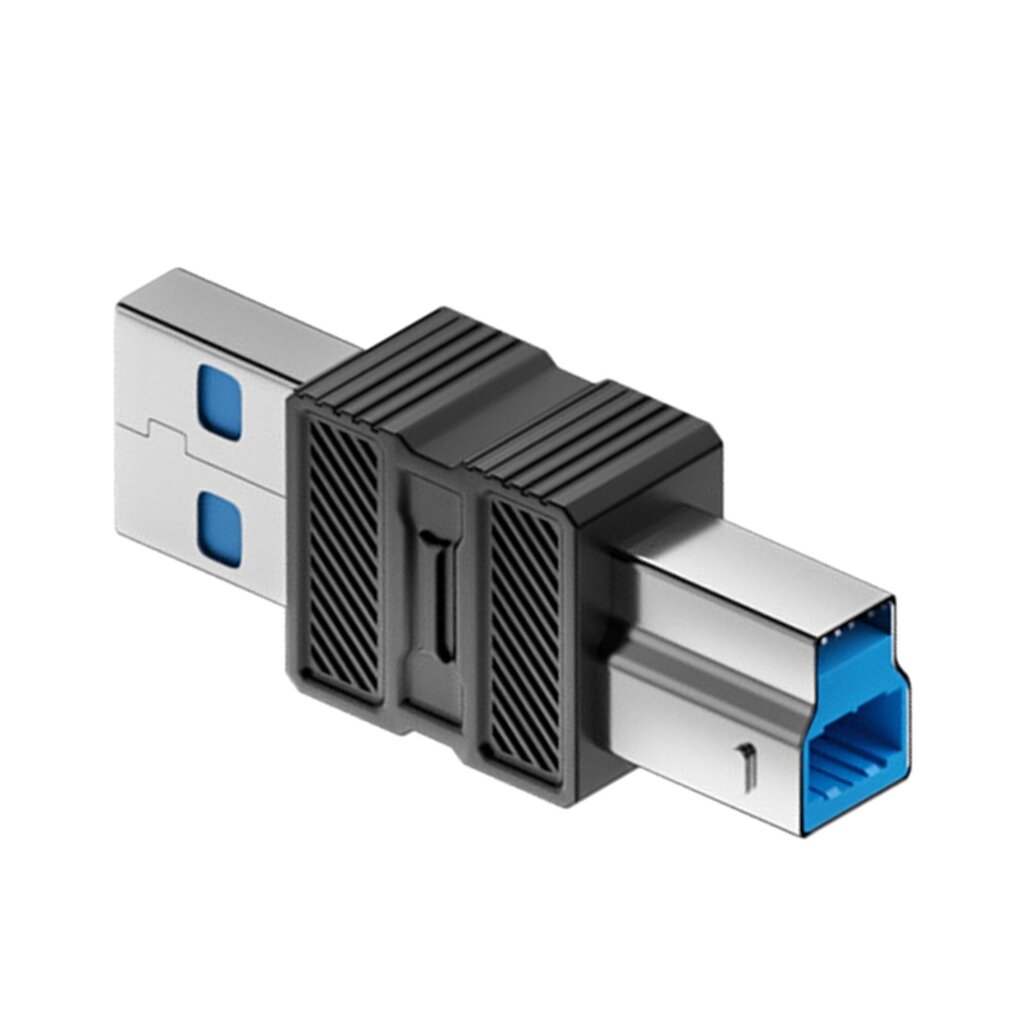 USB3.0 Printer Adapter USB B Male to Female Type C Printer Adapter Connector Extension Converter for Printer Scanner