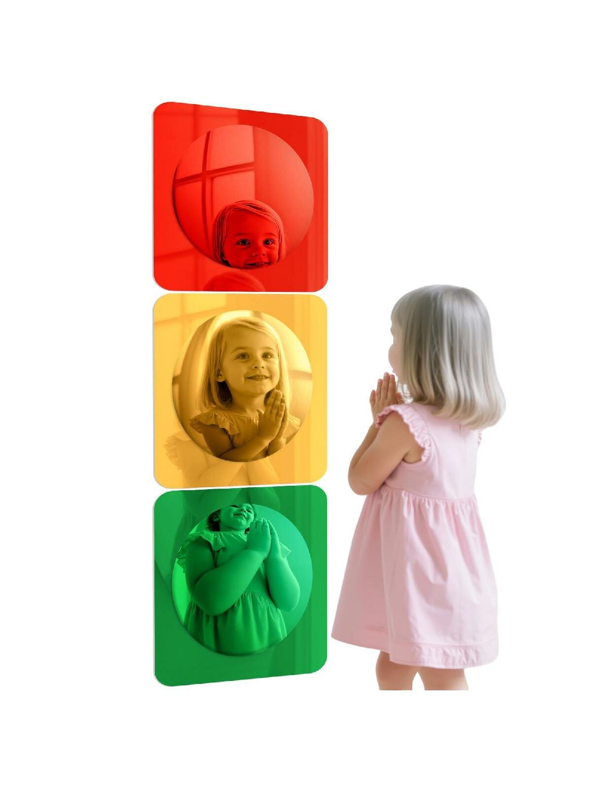 3шт Сенсорное Настенное стекло Акриловое Пузырчатое стекло для Украшения Стен Детского Класса Домашний Декор Сенсорной Комнаты Визуальная Стимуляция