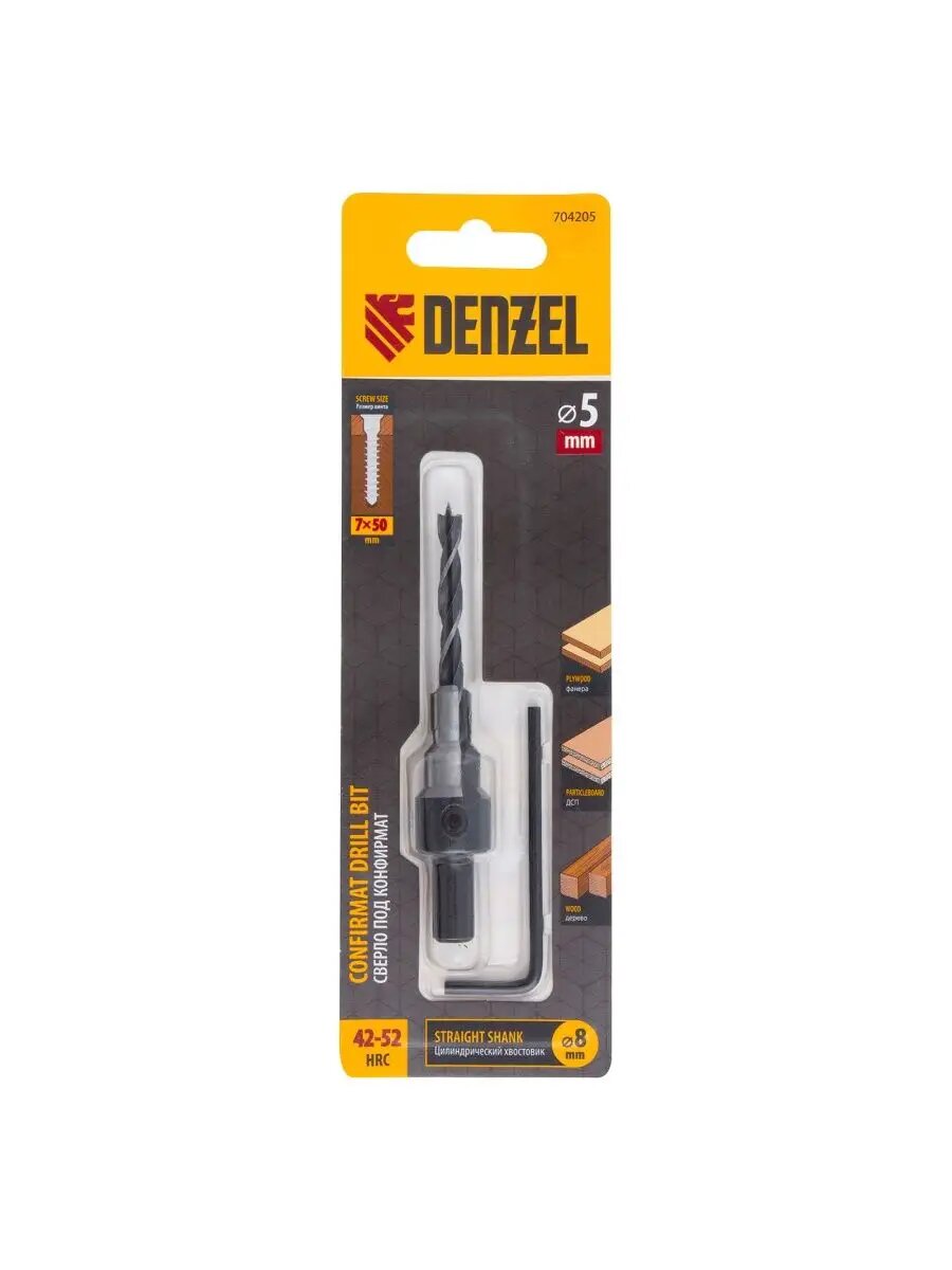 Сверло с зенкером под конфирмат 5 мм