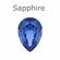 Хрустальные стразы астроbox 10x14mm 10pcs, Синий, Sapphire