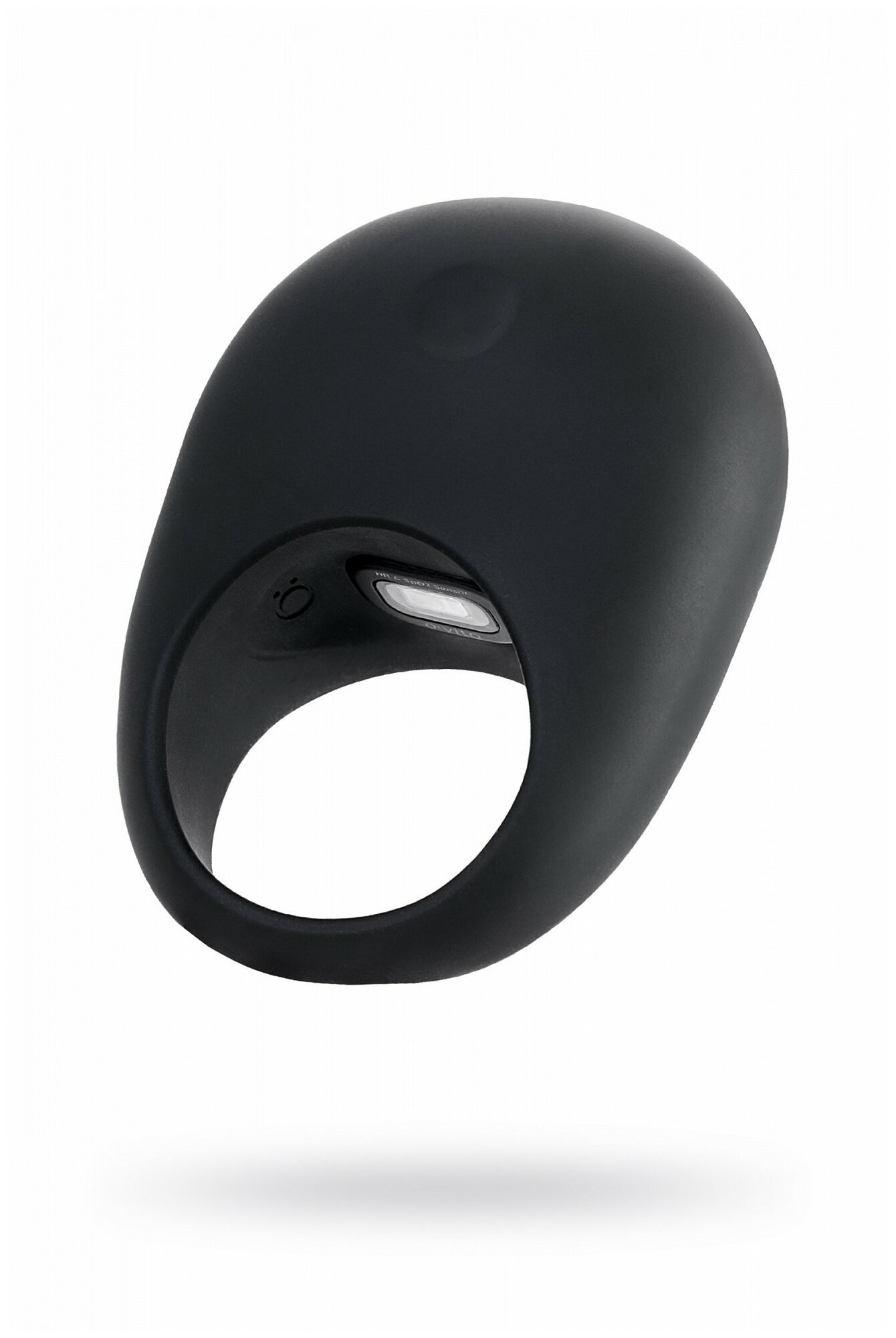 Эрекционное кольцо на пенис OIVITA, ORing Plus, силикон, черный, 6.5 см