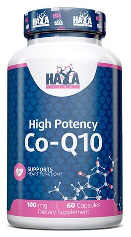 Haya Labs High Potency Co-Q10 100mg (60 капсул)