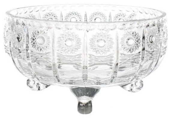 Салатник на ножке Crystal Bohemia "500PK", 25 см