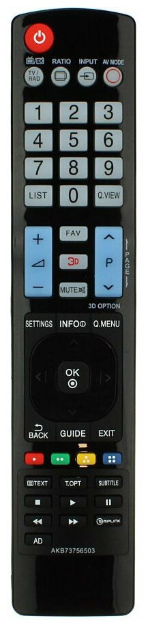 Пульт к LG AKB73756503 LCD TV 3D Smart