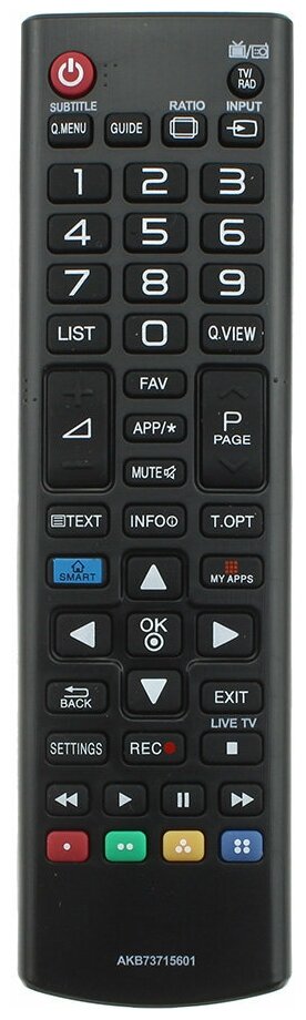 Пульт к LG AKB73715601 LCD Smart TV