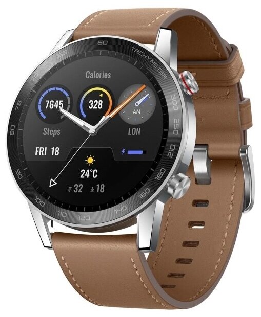 Умные часы Honor Magic Watch 2, 46 мм, льняной коричневый