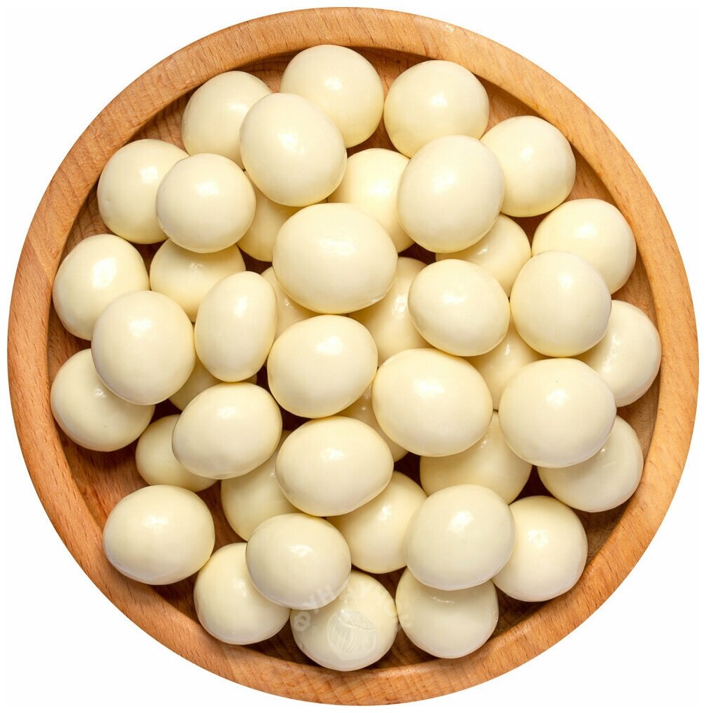 Фундук в белом шоколаде (в йогурте) фундучок 1 кг.