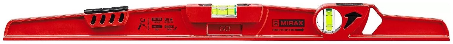 MIRAX 600 мм литой алюминиевый уровень