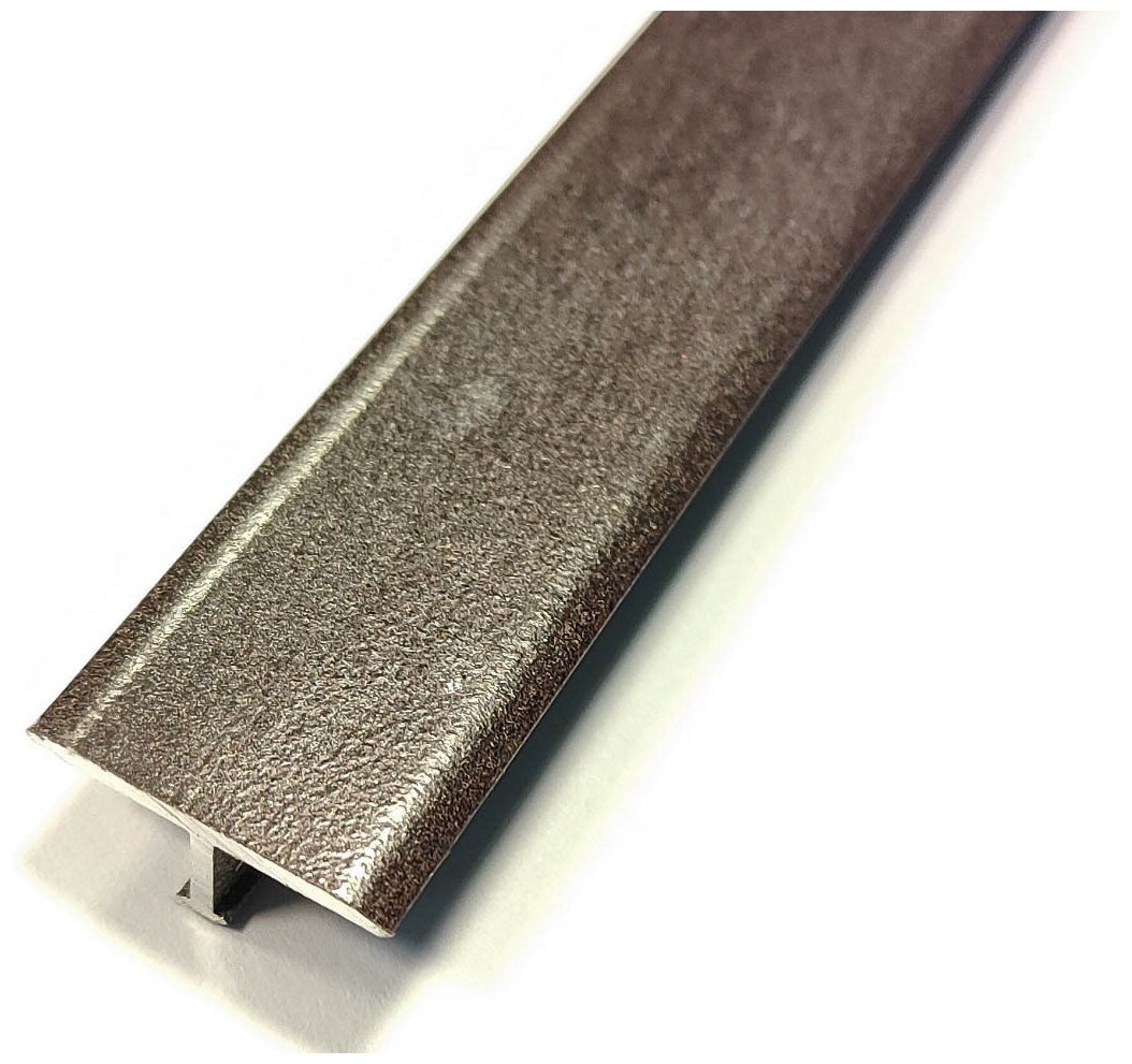 Порожек Т-образный алюминиевый гибкий для напольных покрытий, ширина 20мм, длина (комплект 900 мм + 1800 мм) "Русский профиль" 20мм Токио