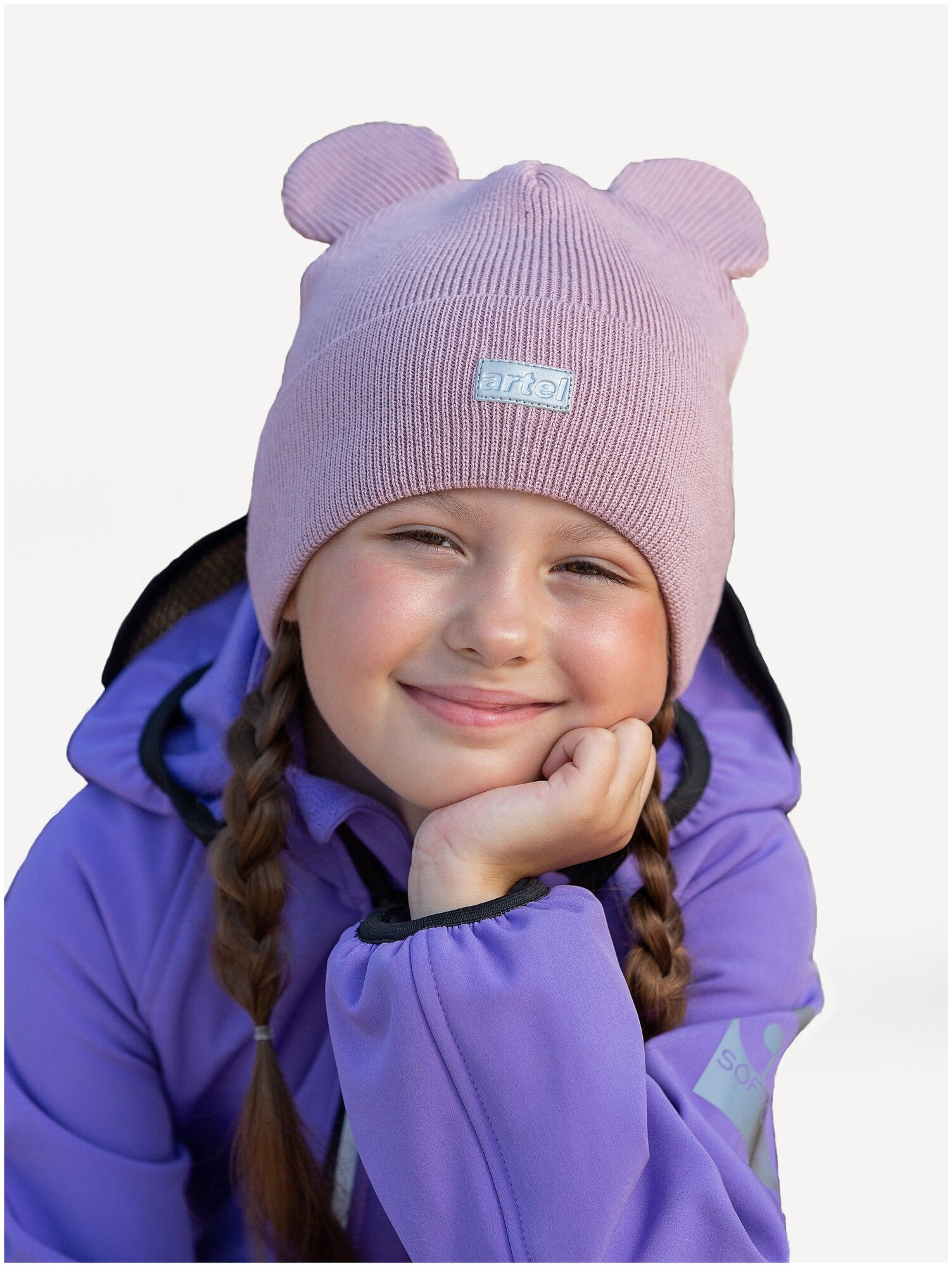 Шапка-бини для девочек