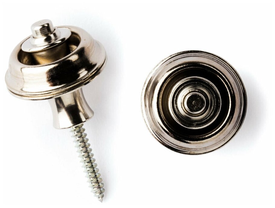 Крепление ремня, никелированное, 2шт, Straplok Dual Dunlop SLS1031N