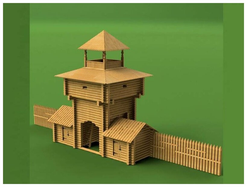 Набор для постройки модели Надвратная башня. Масштаб 1:60