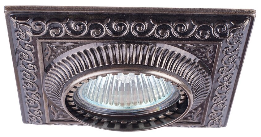 Светильник встраиваемый под лампу цинковый сплав, неповоротный MR16 Donolux SN1583-Antique bronze