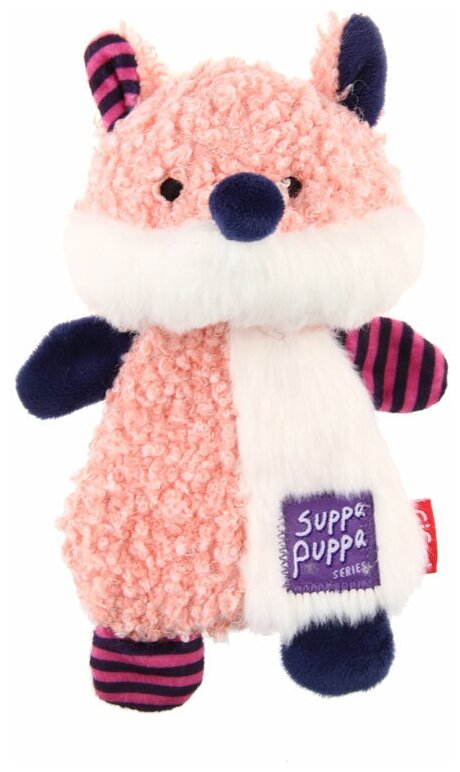 Игрушка для собак GiGwi Suppa Puppa Лиса с пищалкой 17,5 см (1 шт)