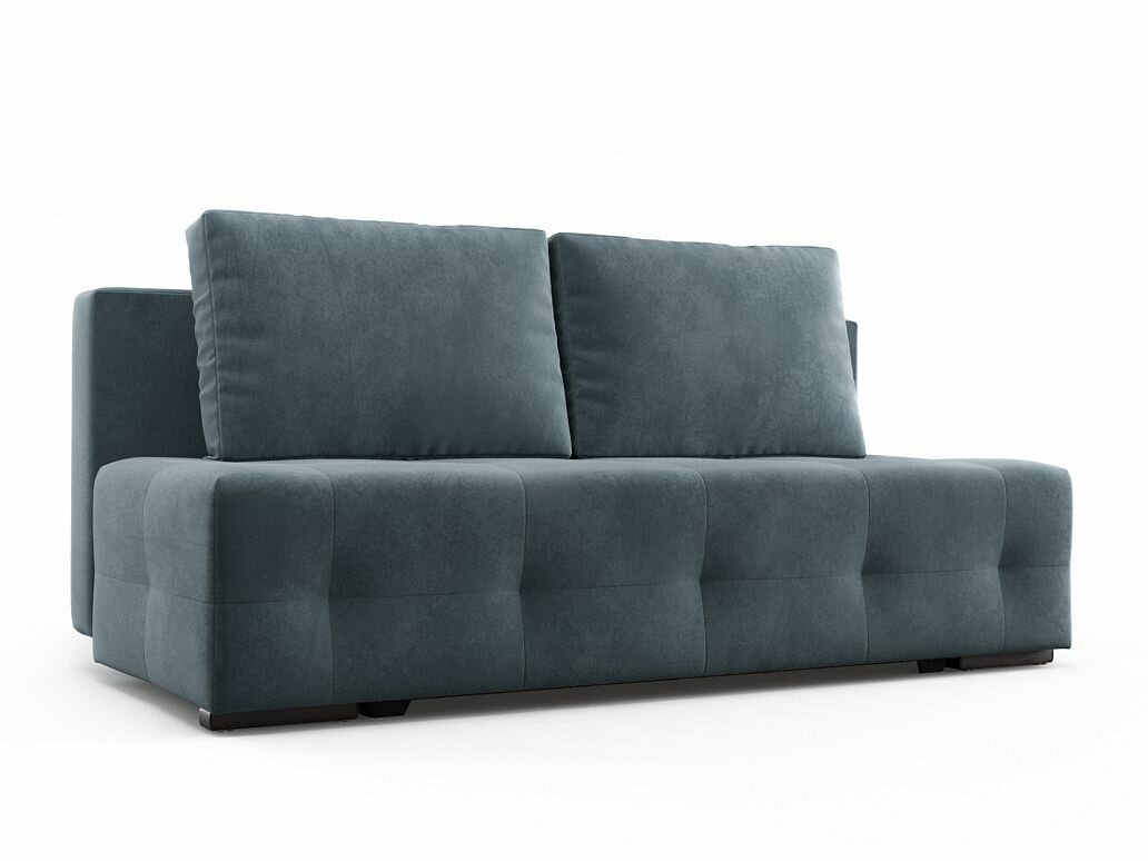 Meblevka Диван еврокнижка Марсель 1 велюр серо-синий